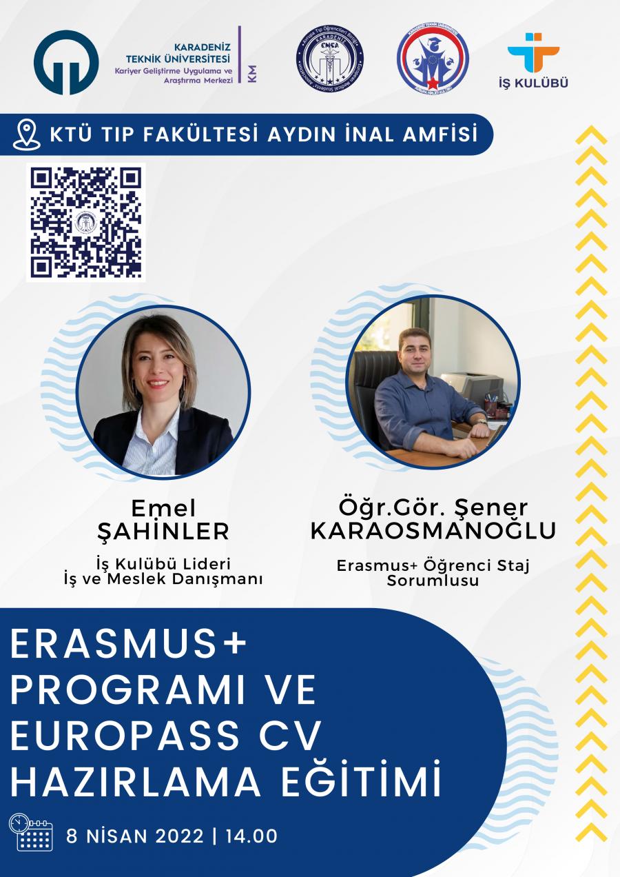 Erasmus+ Programı ve Europass CV Hazırlama Eğitimi | Tıp Fakültesi