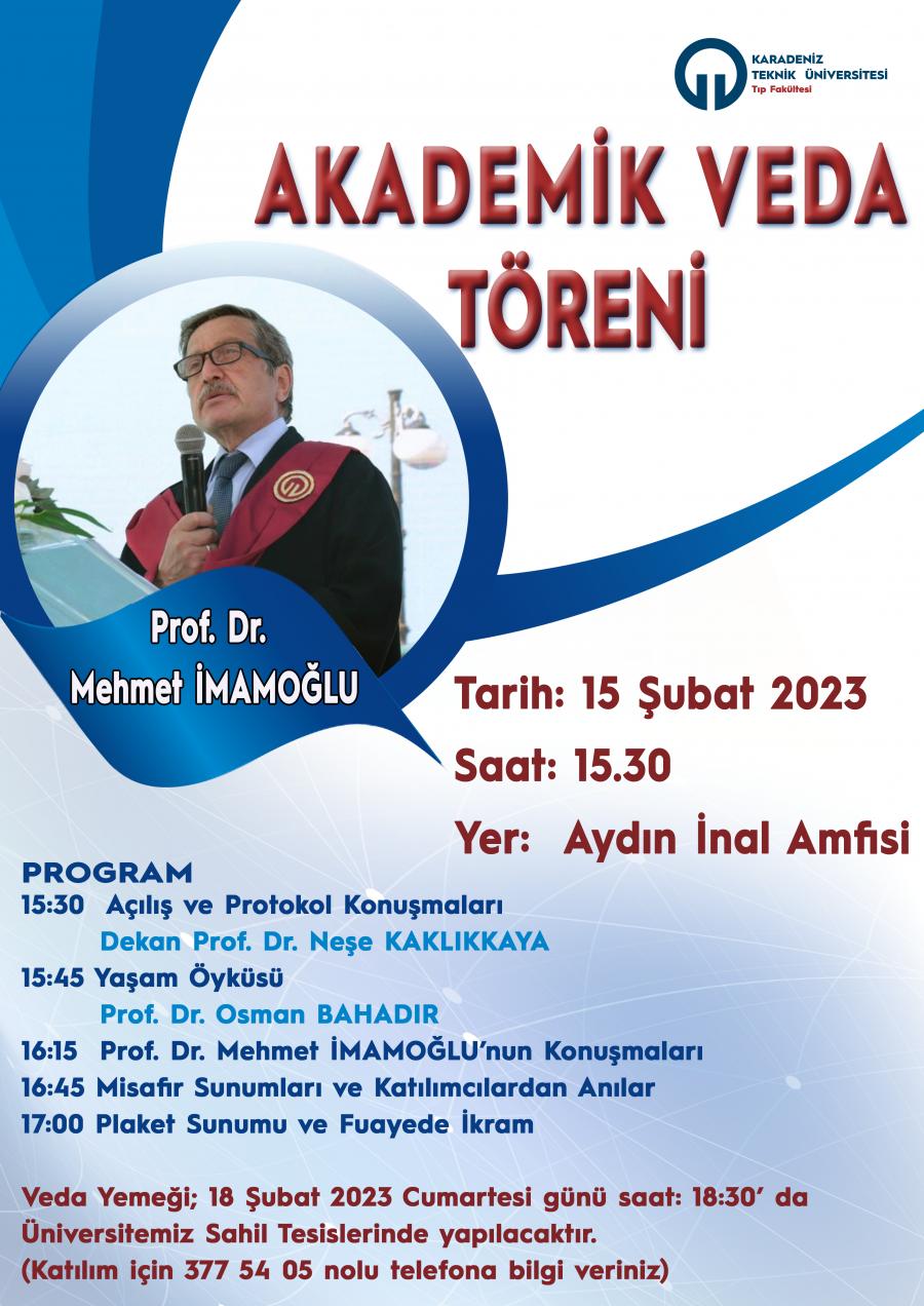 Akademik Veda Töreni | Tıp Fakültesi