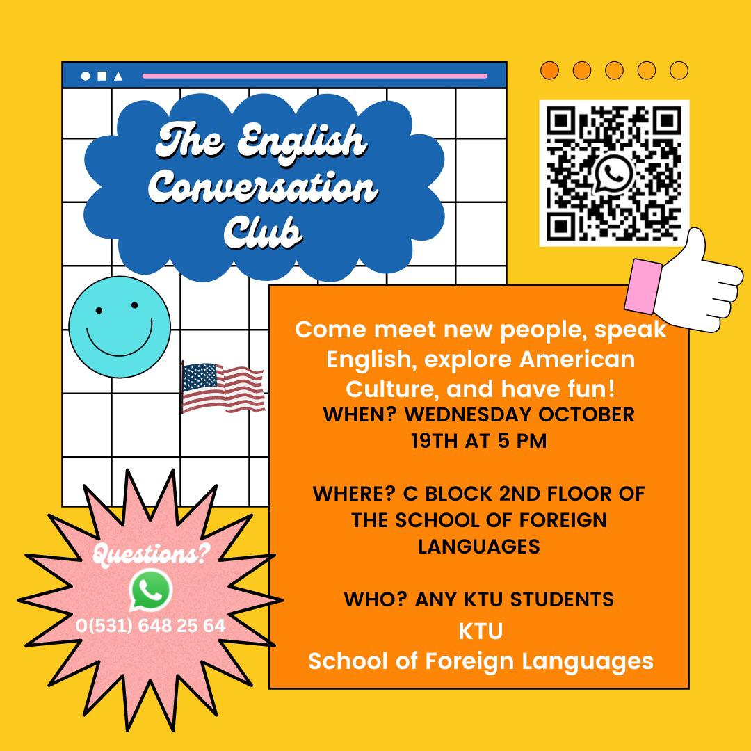 The English Conversation Club | Yabancı Diller Yüksekokulu