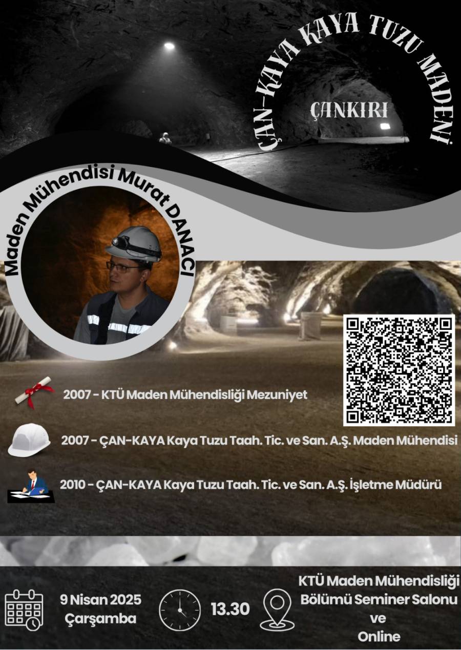 KTÜ Anasayfa | Maden Mühendisliği